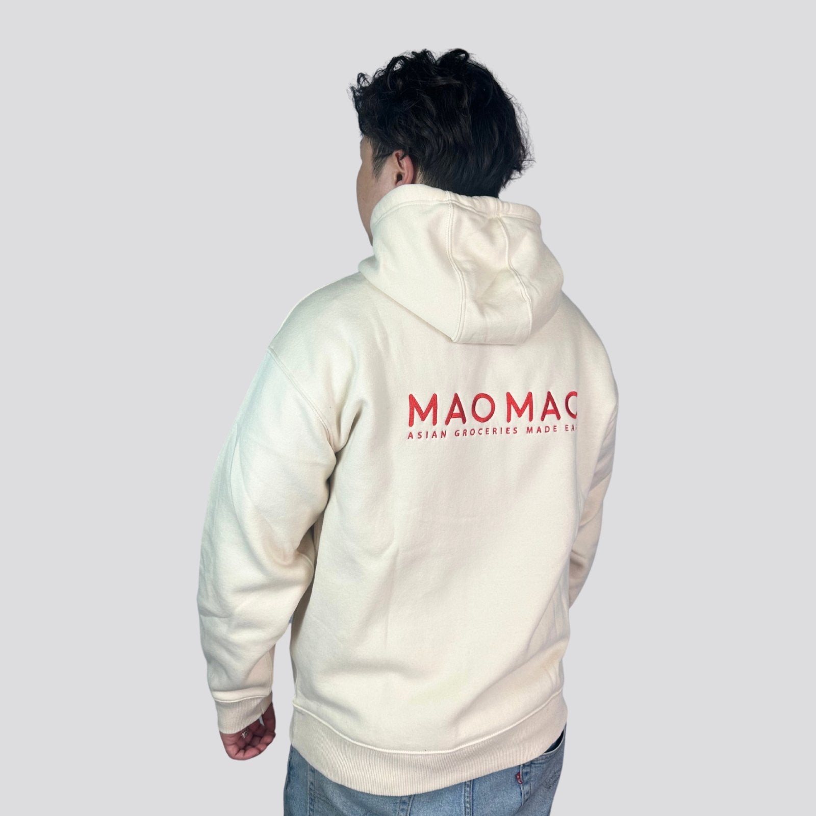 MAOMAO Hoodie (beige/black) - MAOMAO